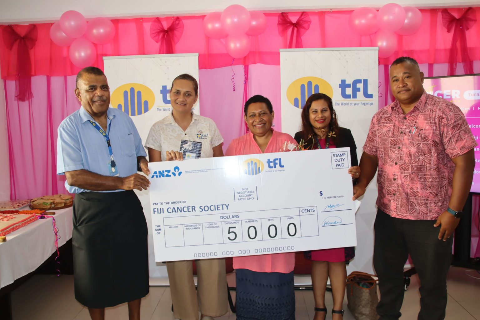 Telecom Fiji Supports Fiji Cancer Society - Telecom Fiji Limited
