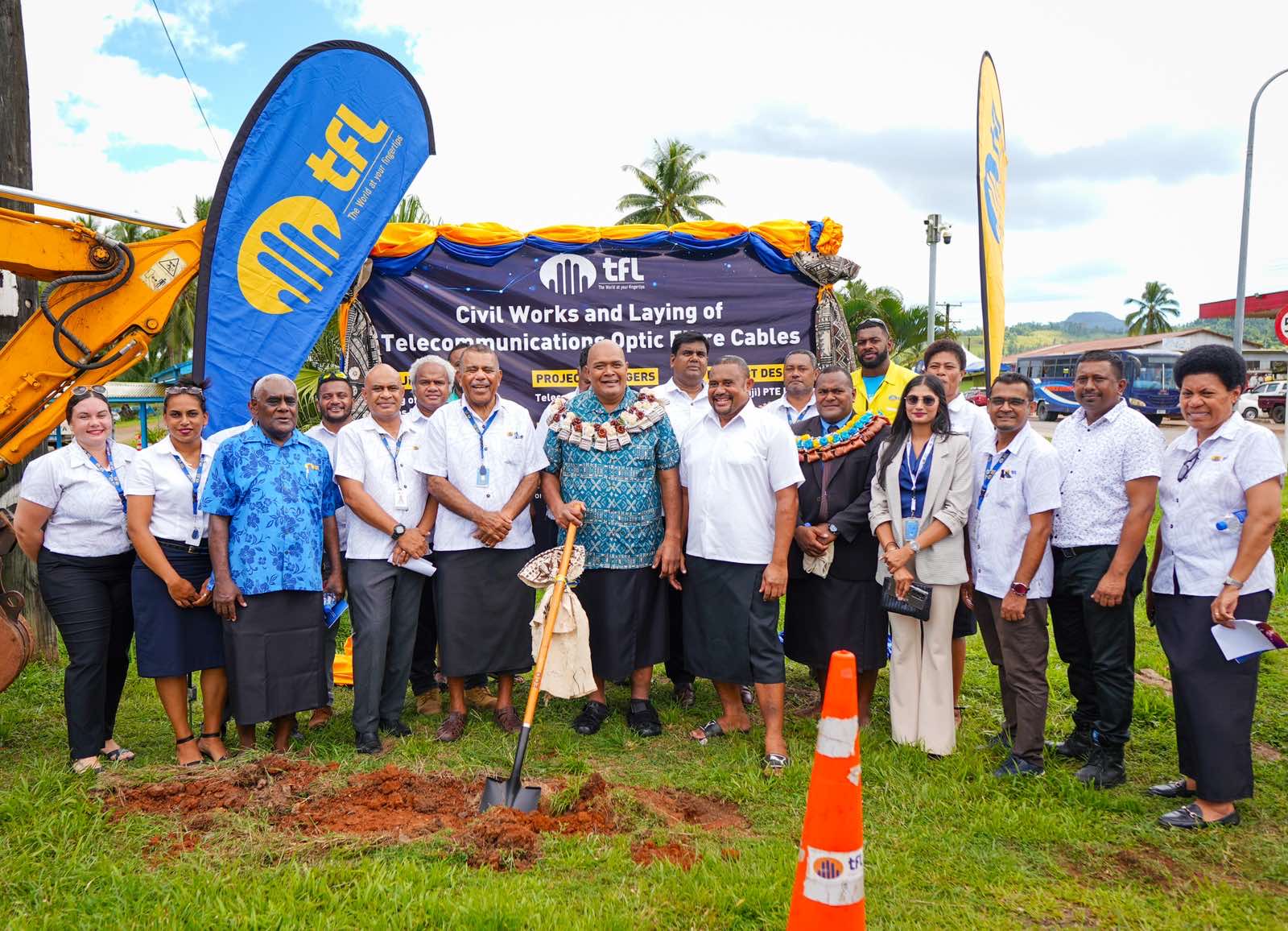 Telecom Fiji Advances Fibre Optics Project in Vanualevu - Telecom Fiji ...