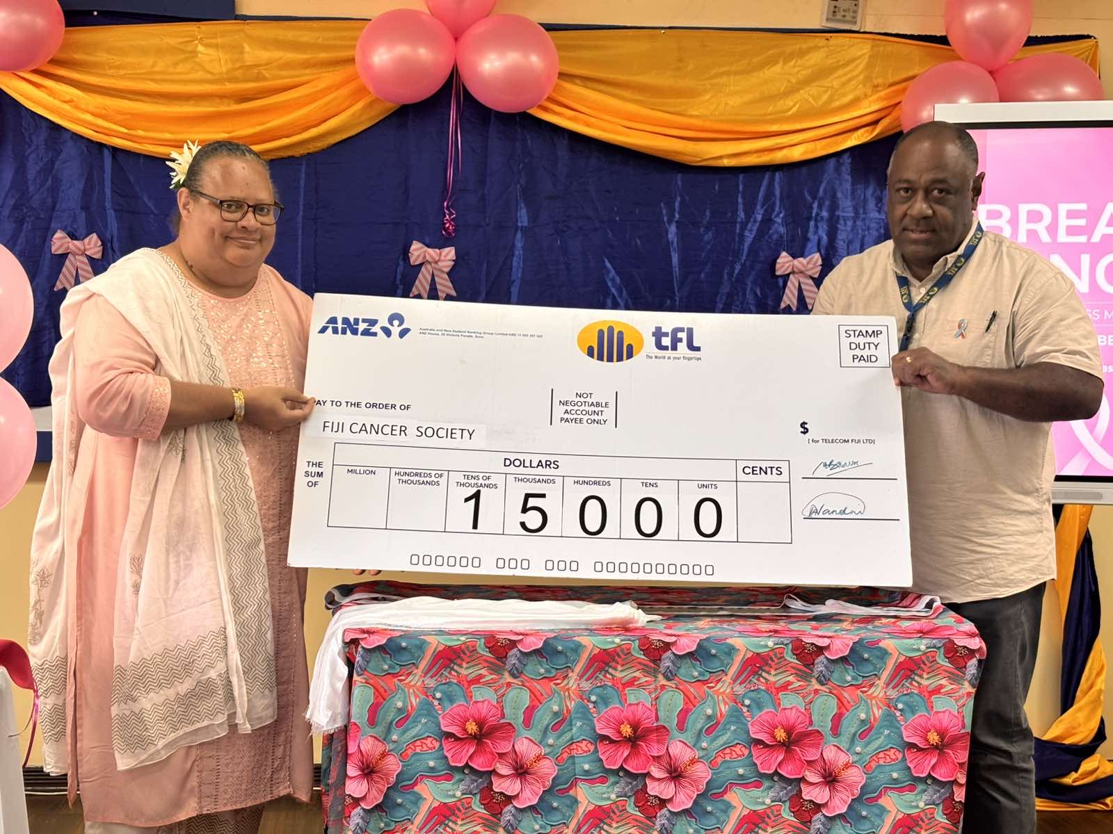 Telecom Fiji Supports Fiji Cancer Society - Telecom Fiji Limited